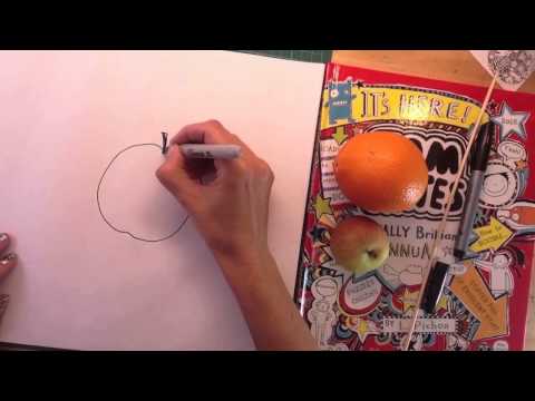 Liz Pichon shows you how to draw the Crazy Fruit Bunch