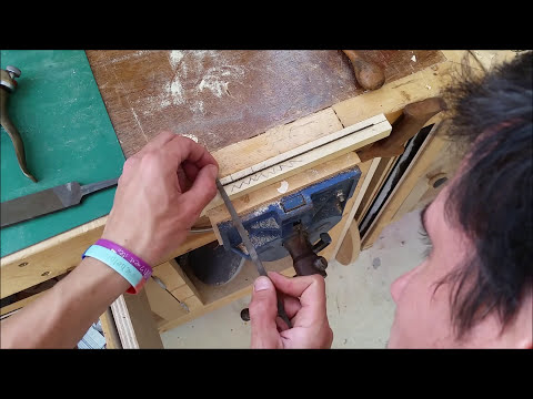 How to sharpen a Tenon Saw or Dovetail Saw. Easily for those that never have.