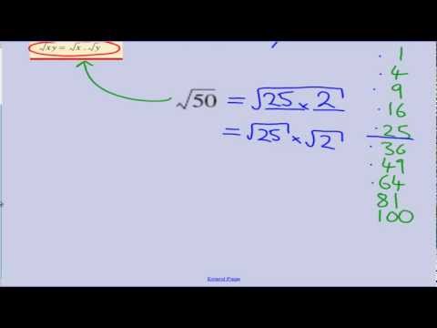 Surds - Lesson 2 -Simplifying A Surd.mp4