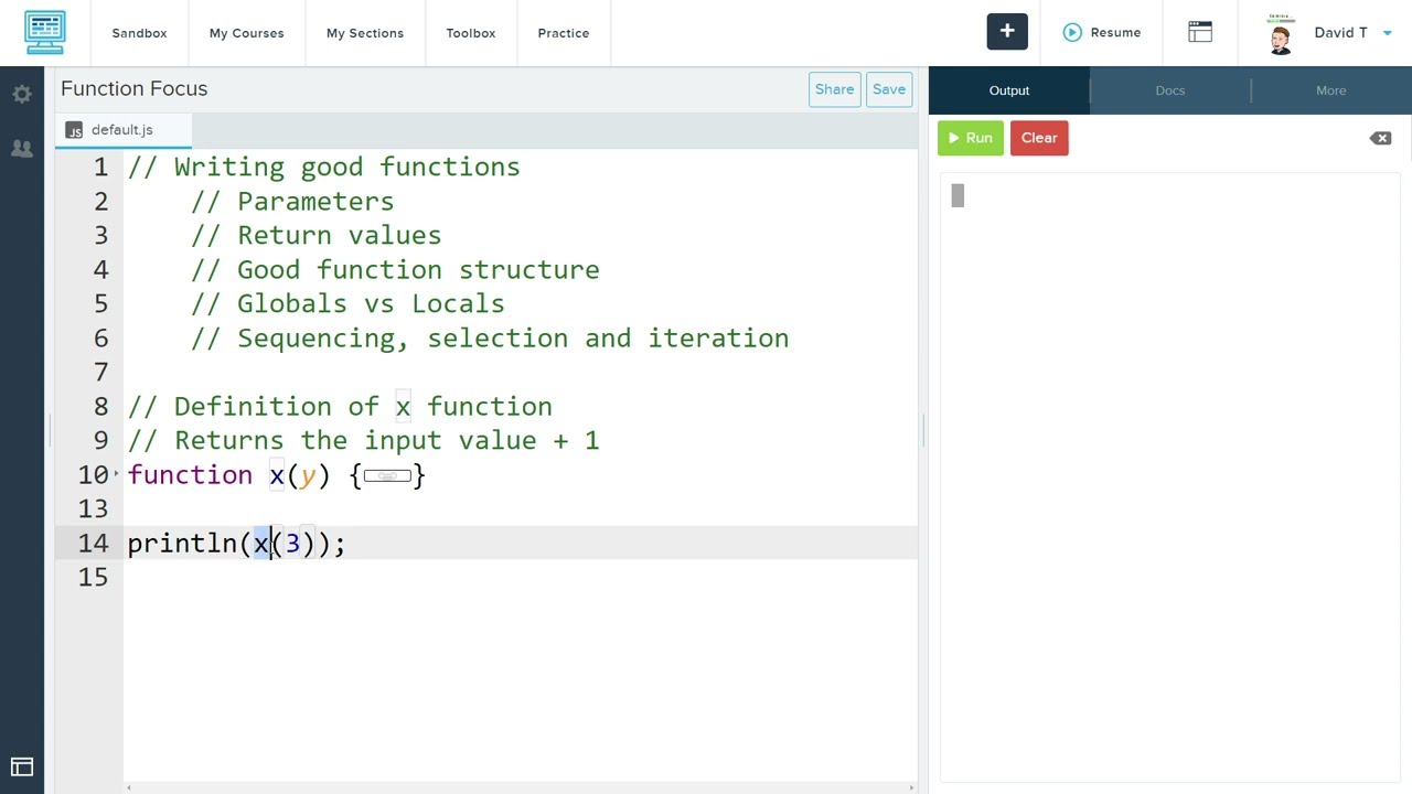AP CSP Performance Task: Function Focus