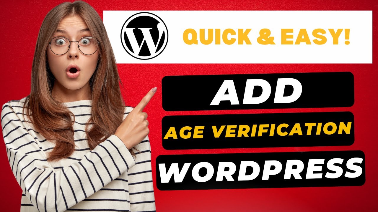 How To Add Age Verification To WordPress 2026 🔥 - (FAST & Easy!)