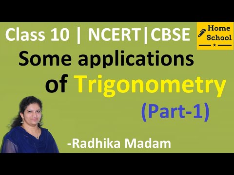 Some Applications of Trigonometry- Introduction, Exercise- 12.1 (1 and ...