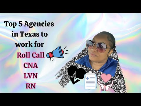 Agency in Texas you can work for as a CNA!