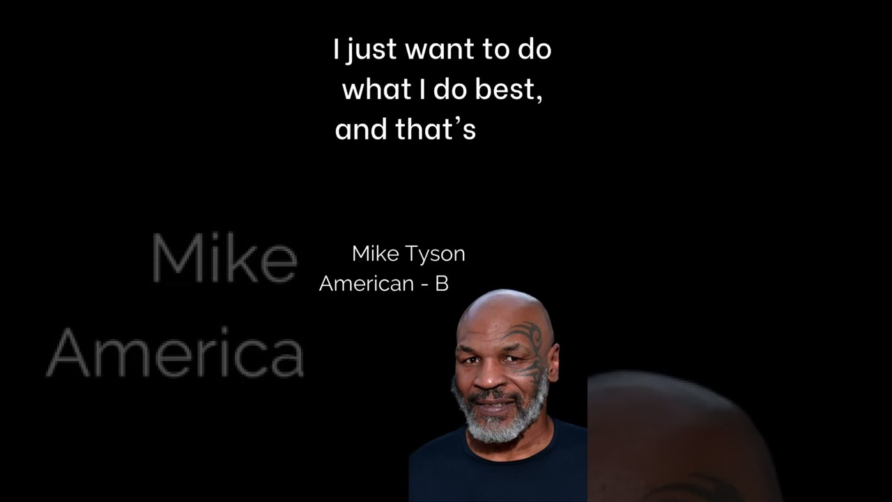 American - Boxer Mike Tyson quotes | Mike Tyson short quotes