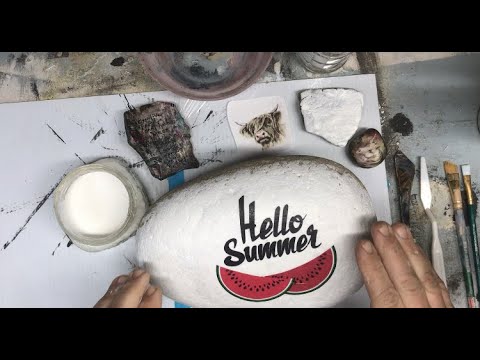 DIY Create your own tissue paper to decoupage Using regular copy paper and Mod Podge