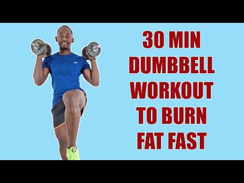 BURN FAT FAST with This 30-MInute Dumbbell Workout at Home (5kg Dumbbells)