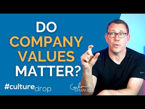 Why Company "Core Values" Don't Work to Build Culture | #culturedrop | Galen Emanuele