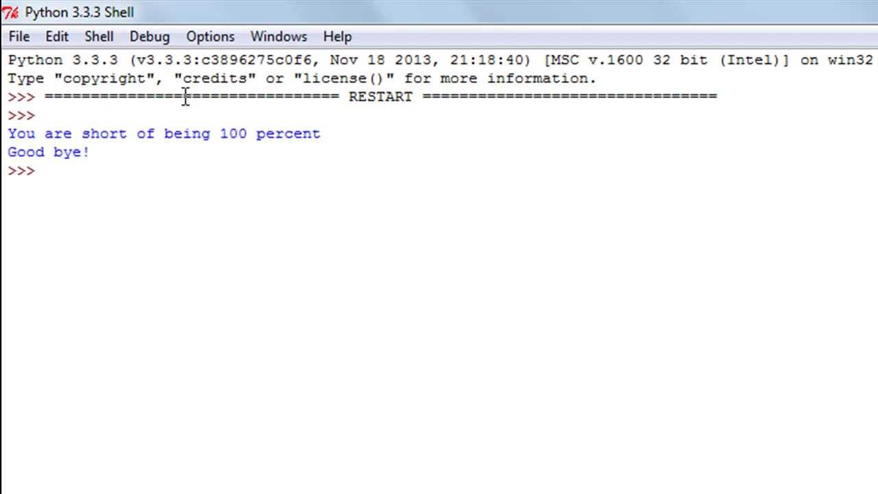 Python Programming Tutorial - 13: The IF statement