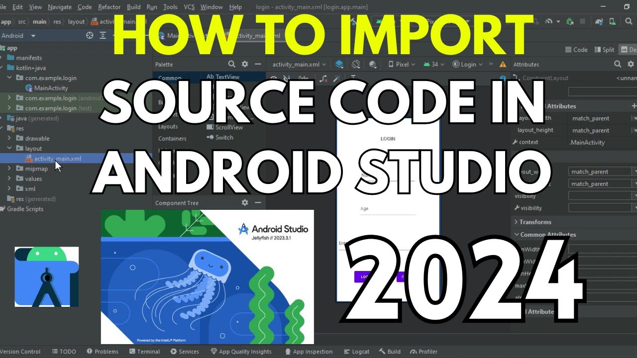 How to Import Source Code in Android Studio  [2024] | Import Project in Android Studio |