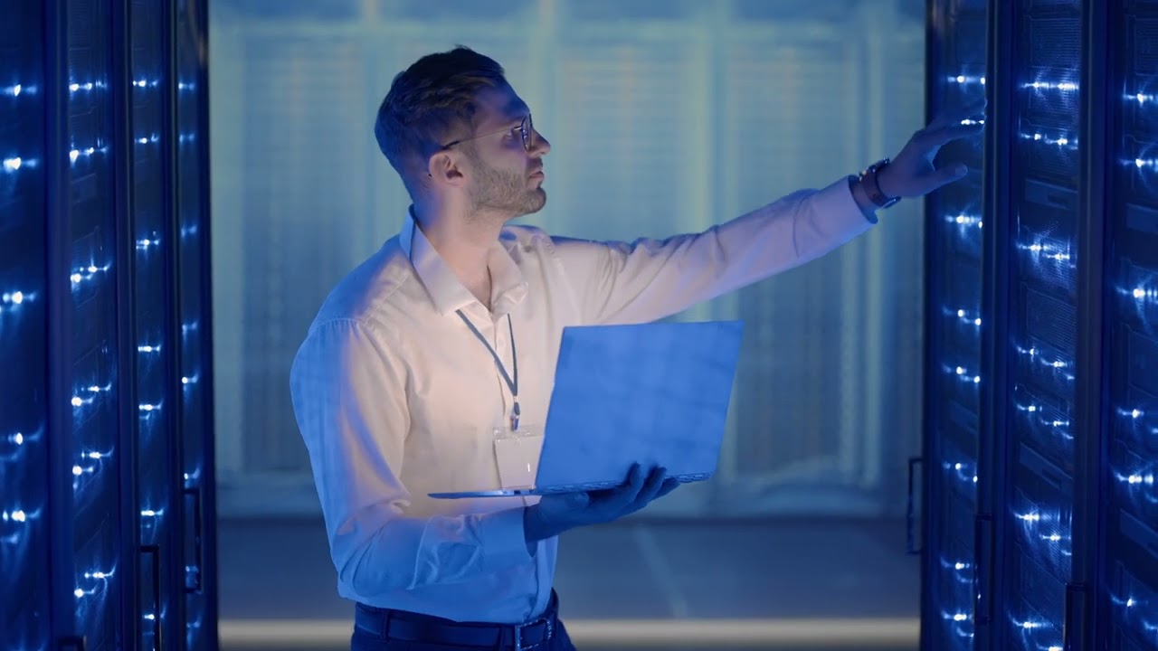 Data center engineering | Stock video 4k