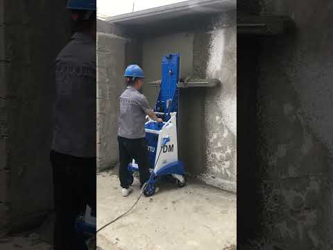 Derutu company newest production, high efficiency plastering wall machine #plastering