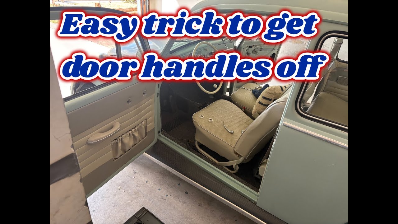 VW door handles and panel removal and installation