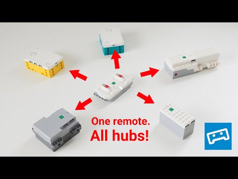 How to use the Powered Up Remote for LEGO Technic, City, BOOST, and MINDSTORMS!