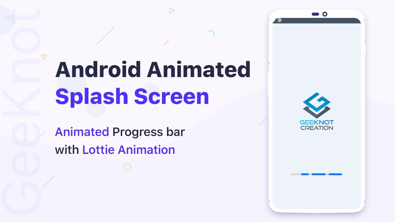 Android Animated Splash Screen (Method 1) - Lottie: Splash Screen Animation ( with source code )