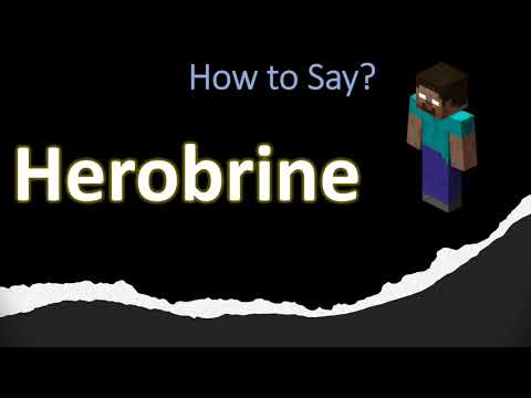 How to Pronounce Herobrine? (MINECRAFT)