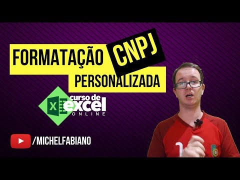 Formatação Personalizada para CNPJ no Excel - Curso de Excel OnLine
