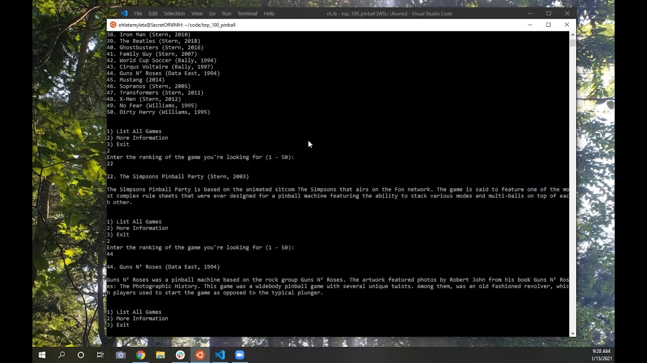 CLI Data Gem Walkthrough