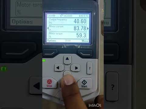 ABB VFD ACS580 local setting