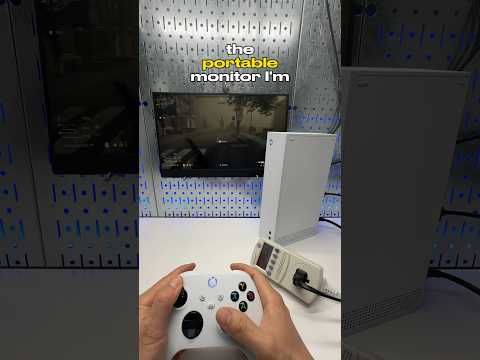 Xbox Series S with Portable Monitor