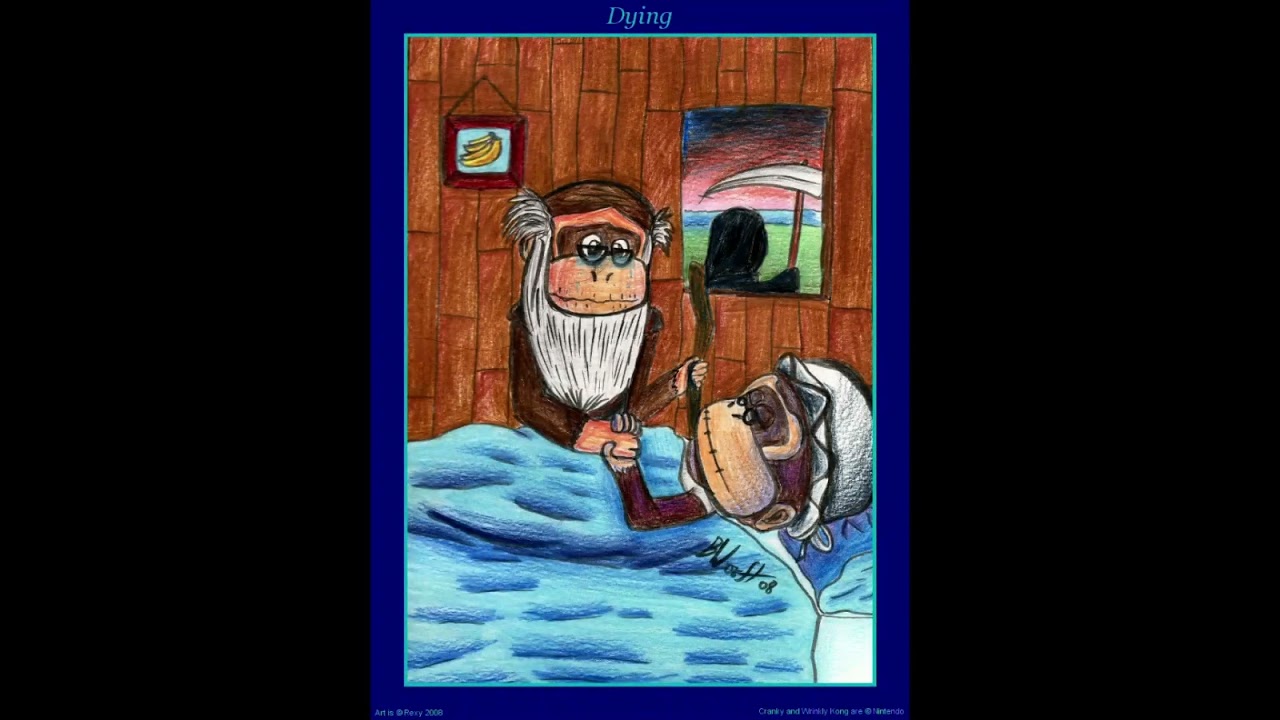 The Grim Reaper Is Outside (RIP Wrinkly Kong)
