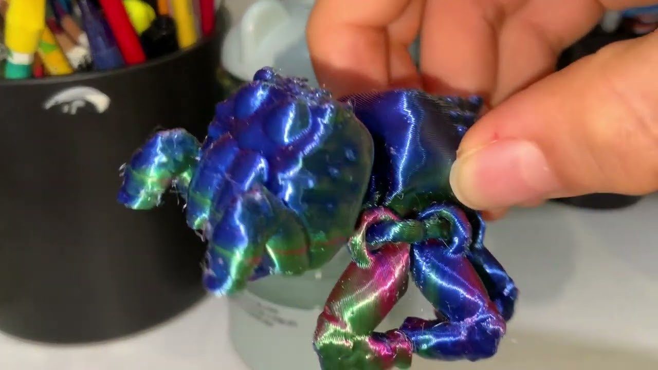 2 flexi rainbow jumping spider v2 pocket pet 3dprint