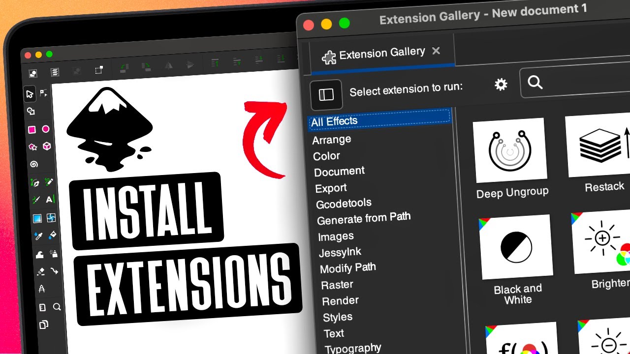 How To Install Extensions In Inkscape