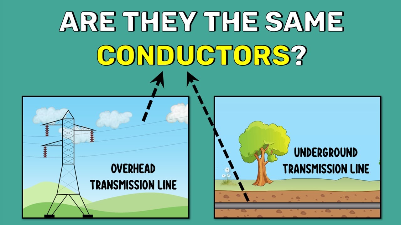 Can we use the same conductor line for overhead and underground transmission systems?