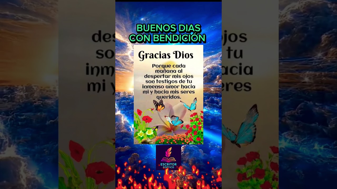 BUENOS DÍAS CON BENDICION 🙏 #diosteama #diosesamor #diosesbueno #dios #diosesfiel #amordedios #fe
