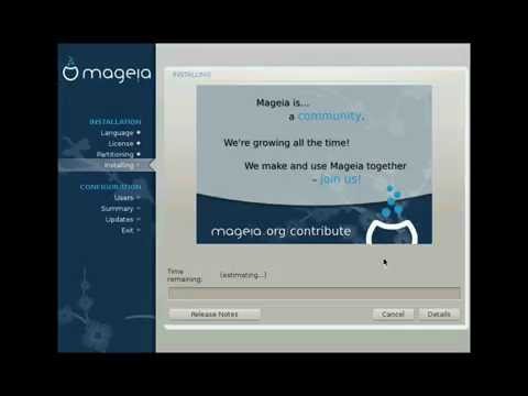 Install Mageia 4.1 GNOME x86_64.
