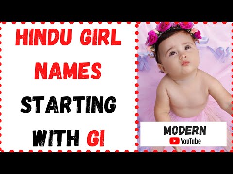 💖 Latest 2023 ᐅ baby girl names starting with G | Gi se girl name in Hindi | baby girl names with Gi