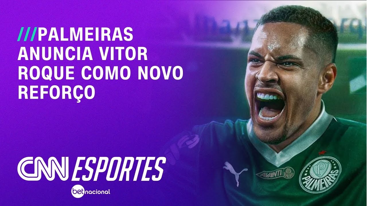 Solta a carta! Palmeiras anuncia Vitor Roque como novo reforço | CNN Brasil