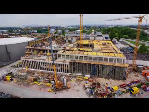 Trailer: Construction of the new office building OMV Schwechat Refinery