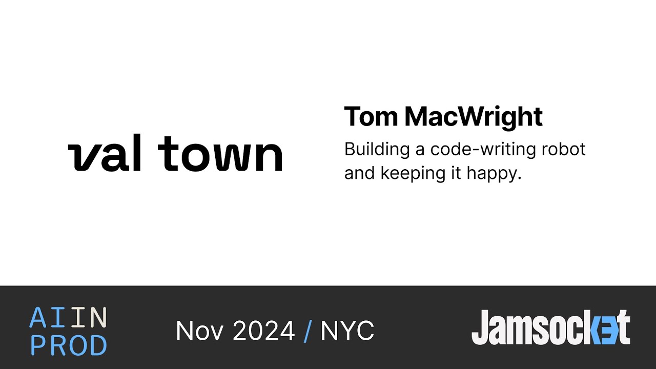 AI in Prod Talks: Tom MacWright - Val.town