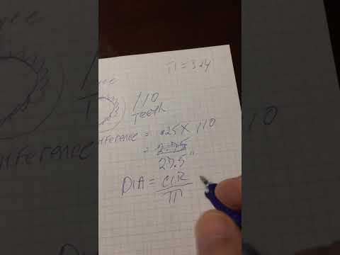 How to calculate gear dimensions the easy way