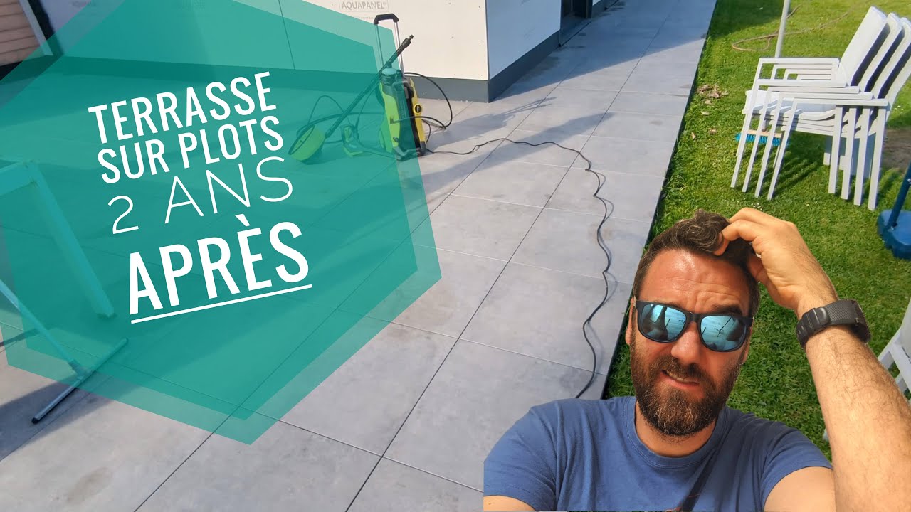 Terrace on pedestals, 2 years later, feedback...