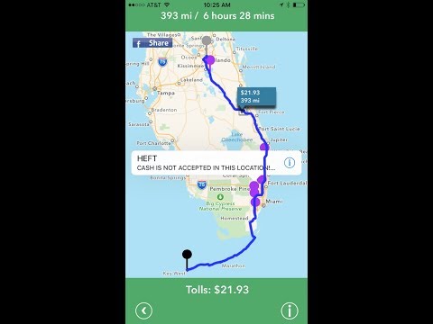 The #1 toll road calculator app for your travels !!