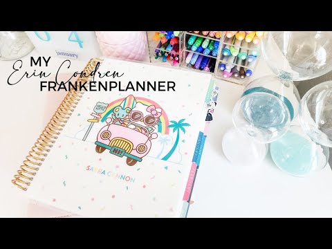 Erin Condren Hourly, Vertical, + Teacher Planner | My 2023 Frankenplanner
