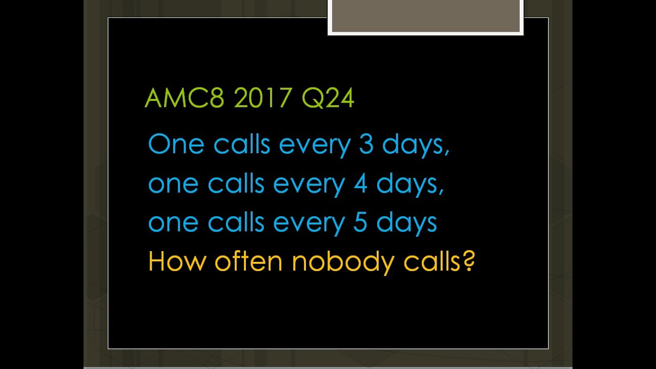 AMC8 2017 Problem 24
