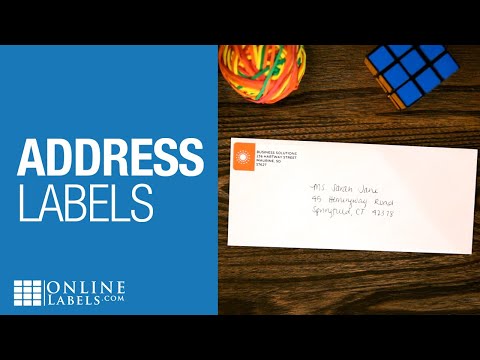 Address Labels | Product Overview