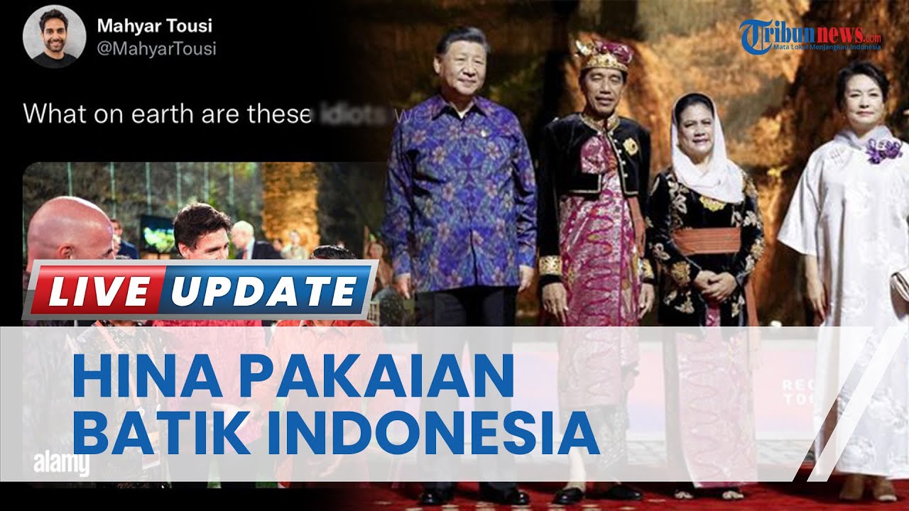 Batik Indonesia Dihina seusai Dipakai Delegasi G20, Youtuber Anti Iran ...
