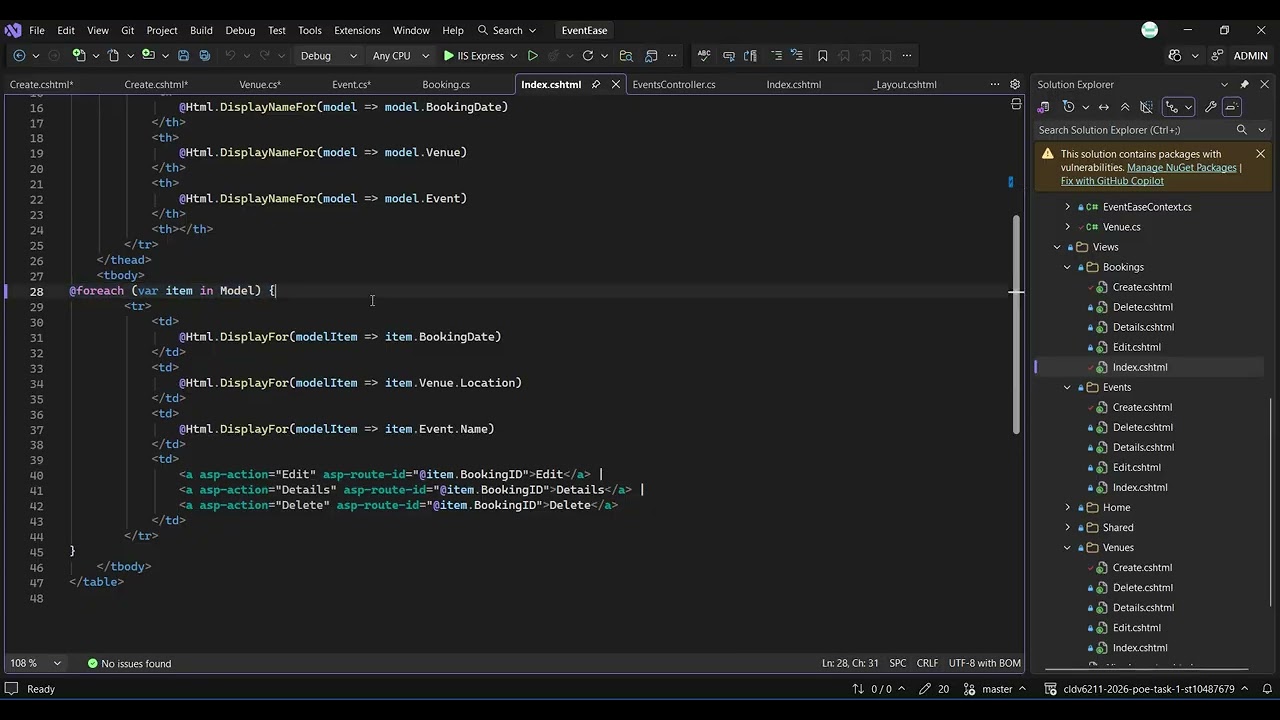 Cloud MVC Application
