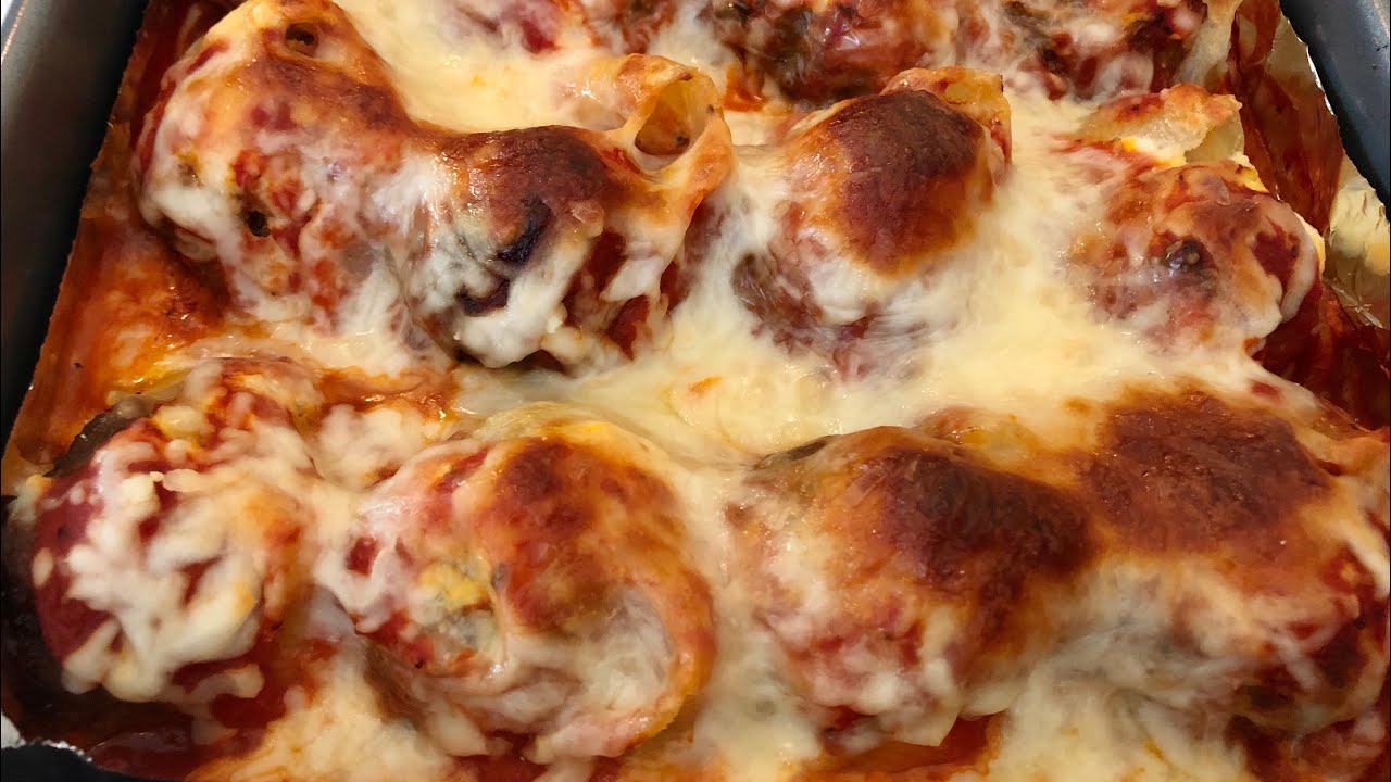 MEATBALL STUFFED SHELLS