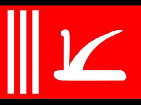 The flag of Jammu and Kashmir, Indian Kashmir