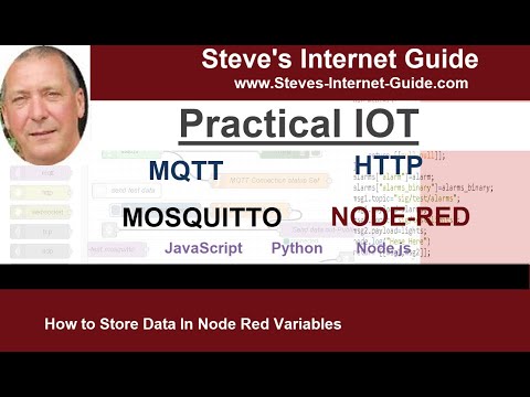 How to Store Data In Node Red Variables