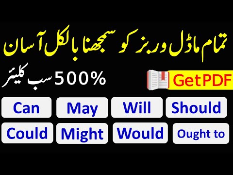 All Modal Verbs in English Grammar Explained Through Urdu | @AWEnglish