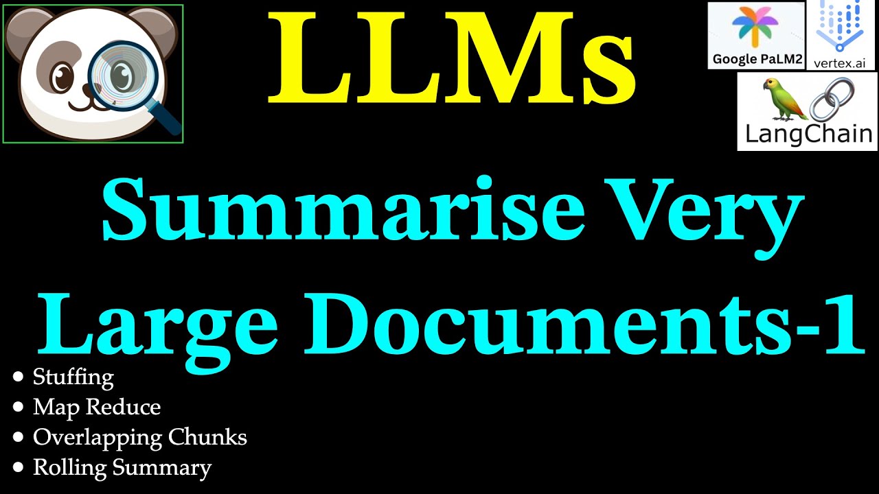 LLMs:  Text and Document Summarisation Methods