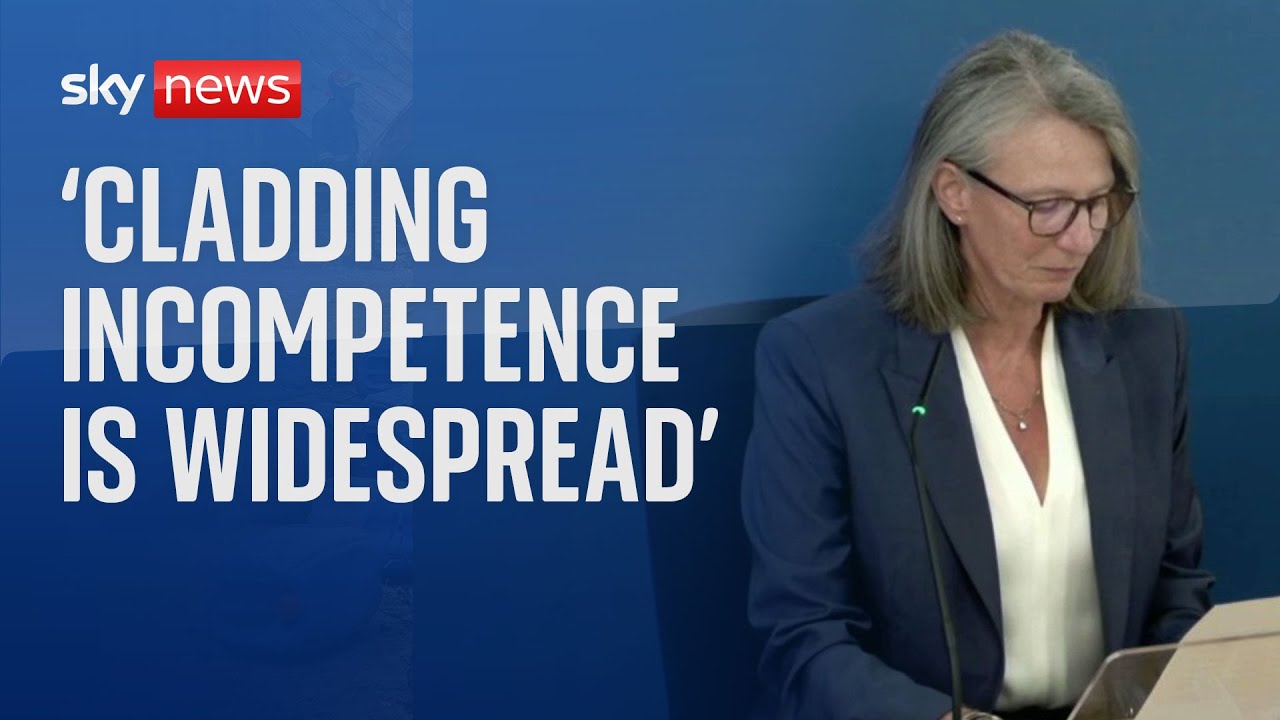 'Incompetence widespread': Hundreds of buildings have same cladding system as Grenfell