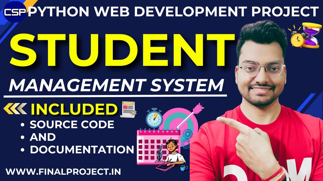 Student Management System | Web Development | Python Project