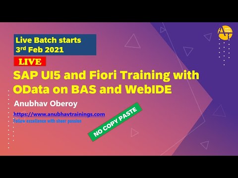 Learn SAP UI5 Fiori and OData Certification Training | LIVE Batch Fiori | Contact ...