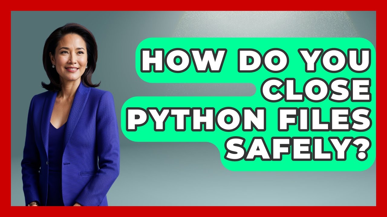 How Do You Close Python Files Safely? - Python Code School